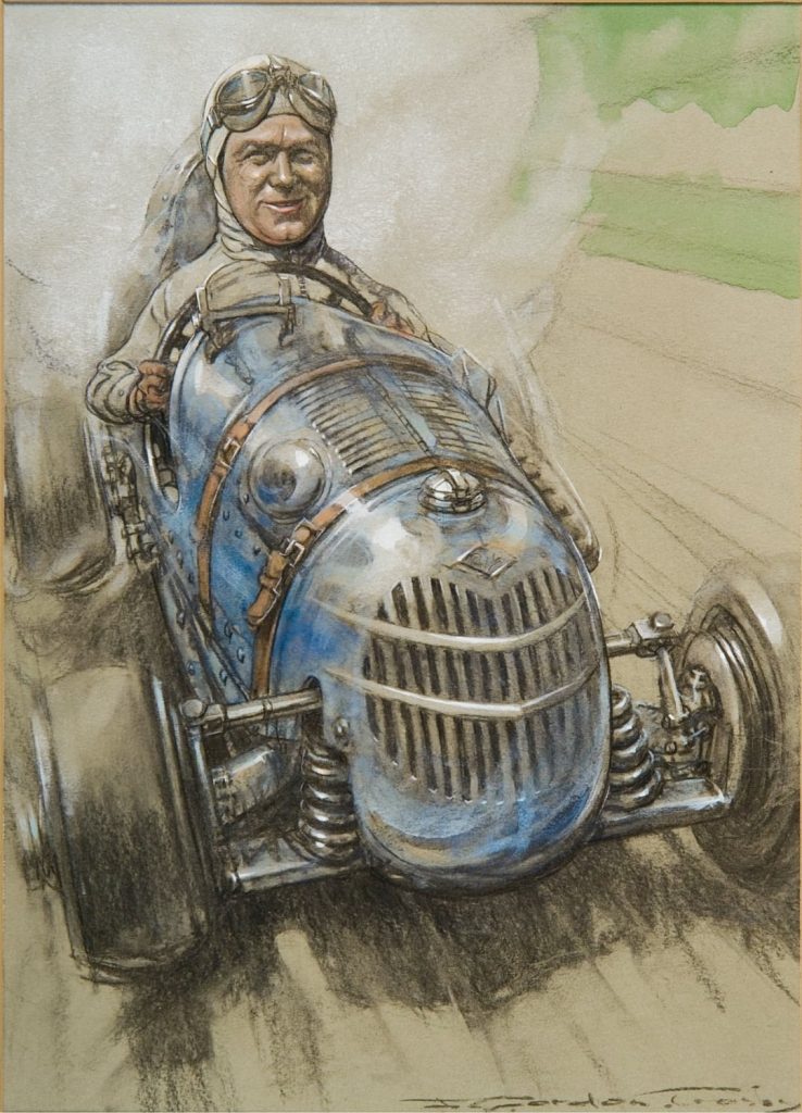 Alex von der Becke (1907-1979)-caricature - Louwman Museum