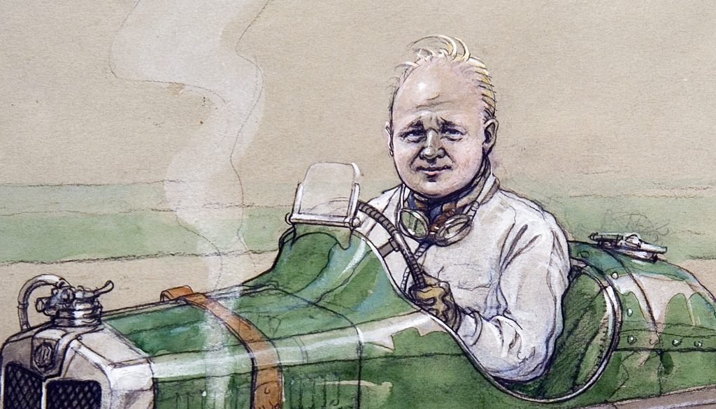 Eddy Hall (1900-1982)-caricature | Louwman Museum